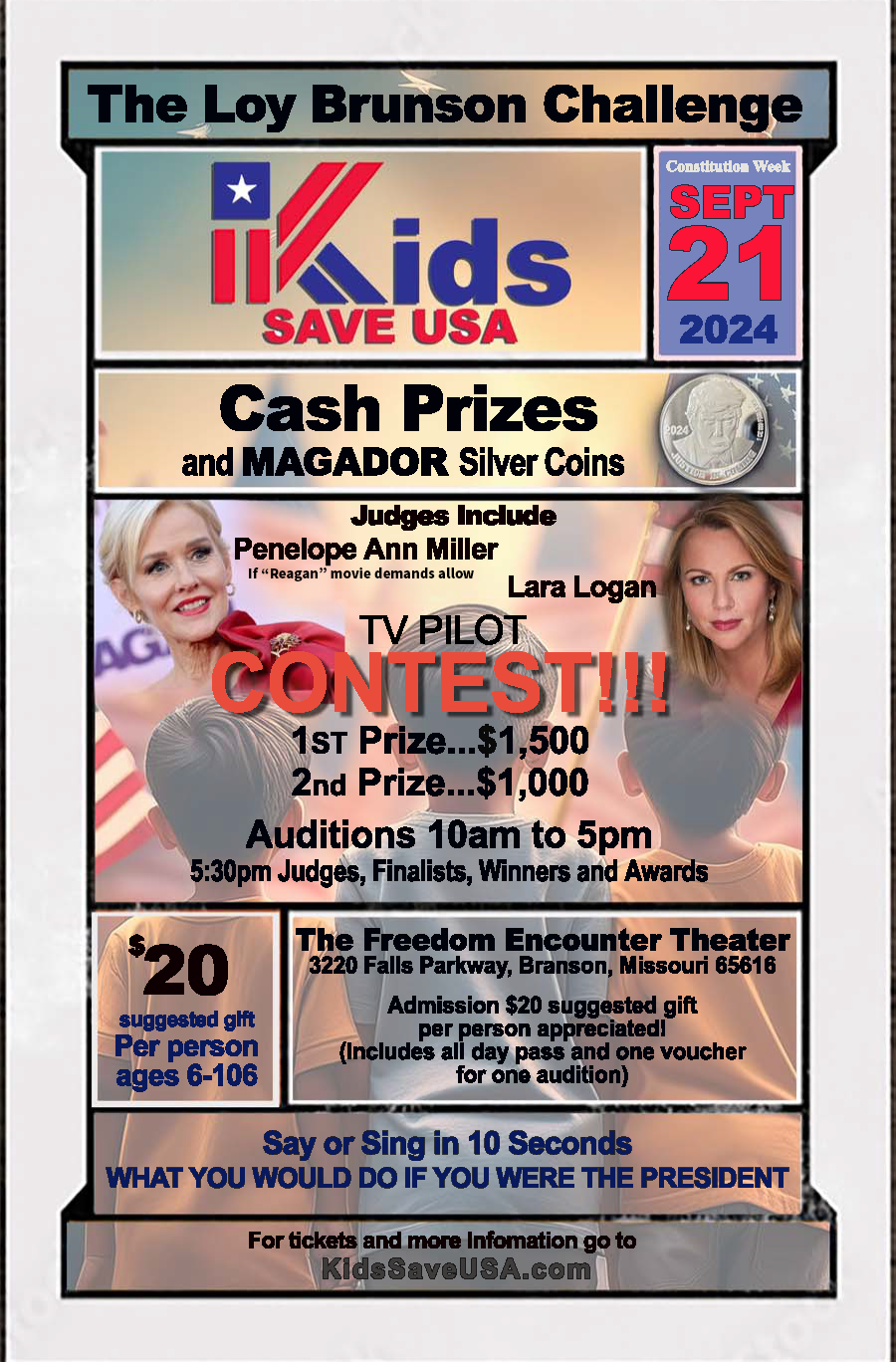 The Loy Brunson Challenge | Kids Save the USA